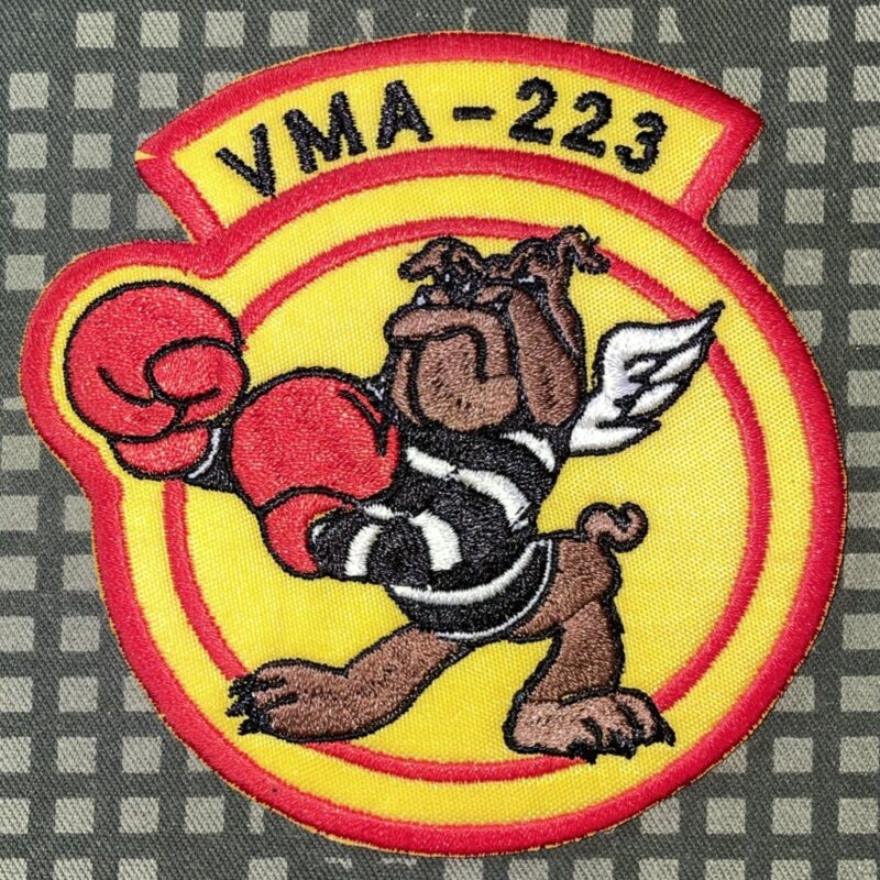USMC VMA-223 Marine Attack Squadron 223 ‘‘The Bulldogs” Patch - Decal ...