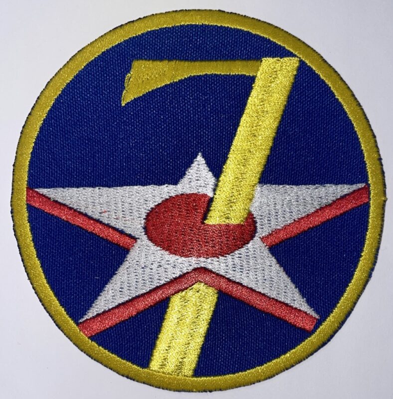 USAF 7th Air Force Patch - Decal Patch - Co
