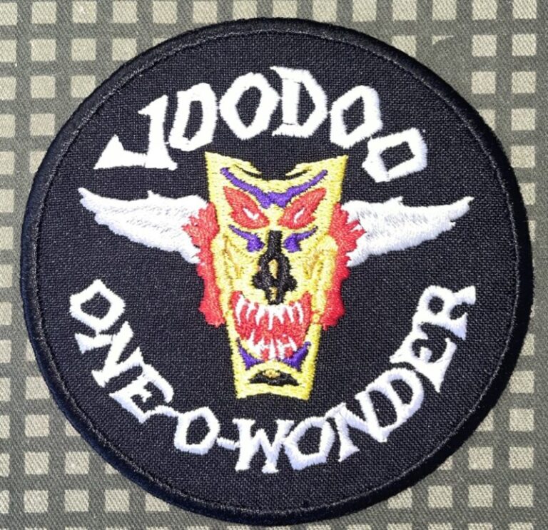 USAF F-101 Voodoo One-O-Wonder Patch - Decal Patch - Co