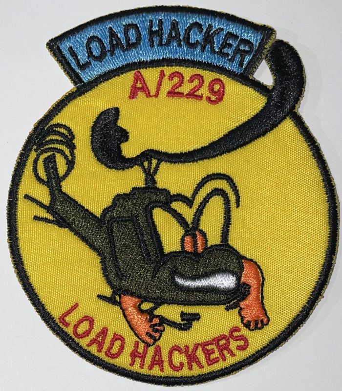 USAF Load Hacker A Company 229th Aviation Battalion Patch - Decal Patch ...