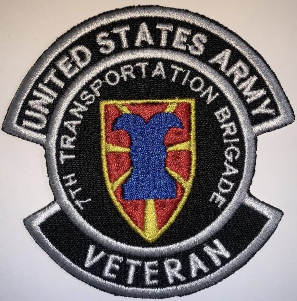 7th Transportation Brigade Veteran Patch - Decal Patch - Co