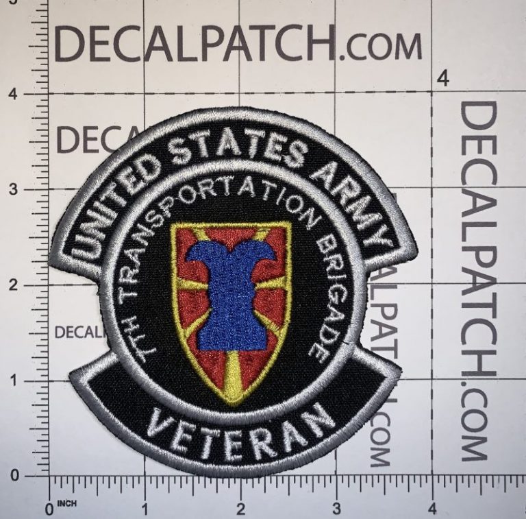 7th Transportation Brigade Veteran Patch - Decal Patch - Co