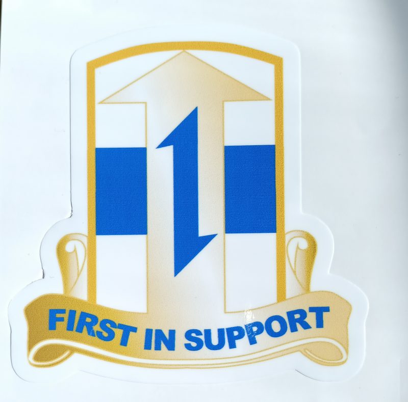 US Army 21st Support Command "First in Support" Sticker - Decal Patch - Co