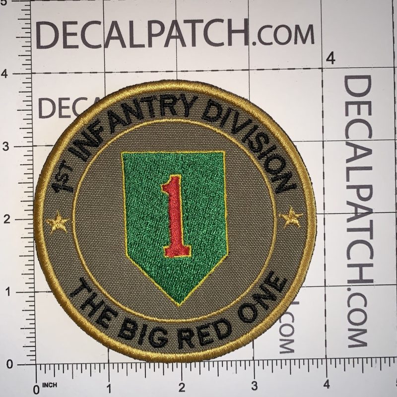 US Army OCP 1st Infantry Division The Big Red One Patch - Decal Patch - Co
