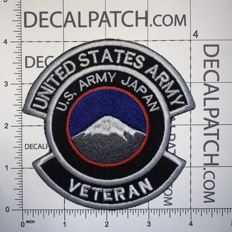 US Army - US Army Japan Veteran Patch - Decal Patch - Co