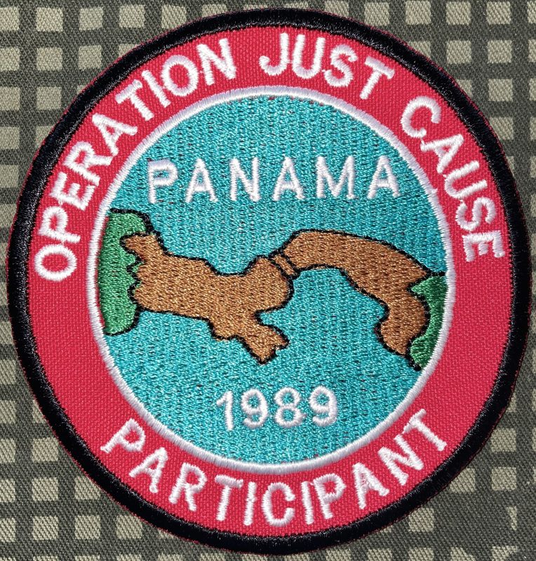 Operation Just Cause Panama 1989 Participant Patch - Decal Patch - Co