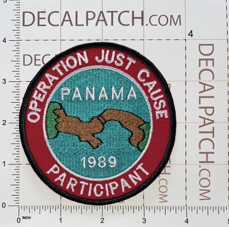Operation Just Cause Panama 1989 Participant Patch - Decal Patch - Co