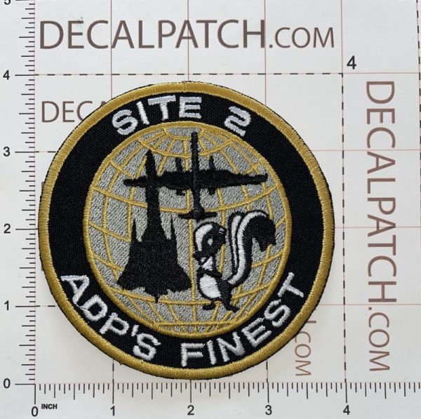 USAF Lockheed-Martin Site 2 ADP'S Finest Patch - Decal Patch - Co