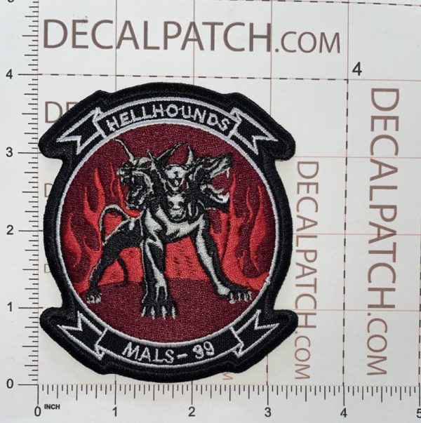 USMC MALS-39 Hellhounds Patch - Decal Patch - Co