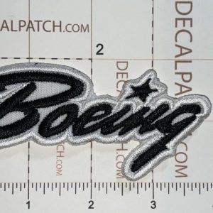 Boeing Logo Script Patch - Decal Patch - Co