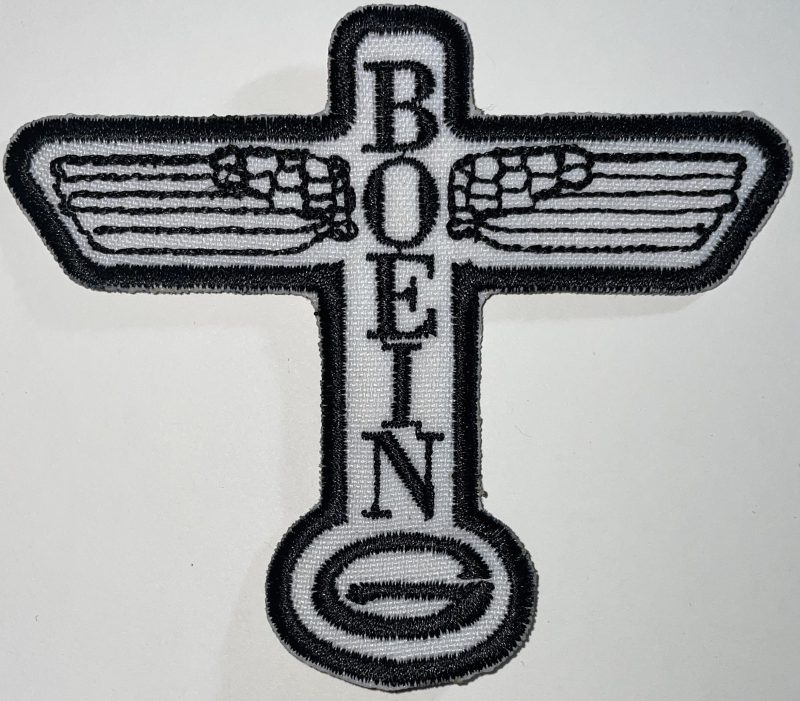 Boeing Totem Logo Patch White - Decal Patch - Co