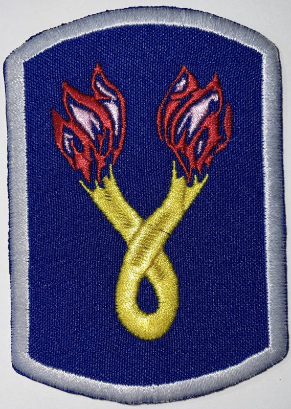 US Army 196th Infantry Brigade Patch - Decal Patch - Co