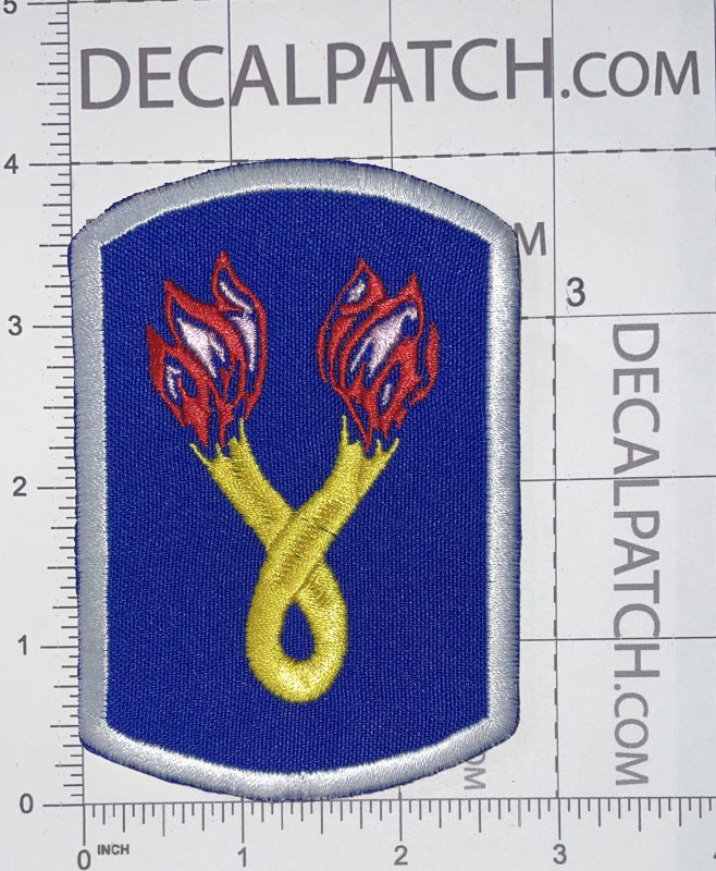 US Army 196th Infantry Brigade Patch - Decal Patch - Co
