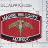 US Marine Corps MARSOC Marine Forces Special Operations Command Patch ...