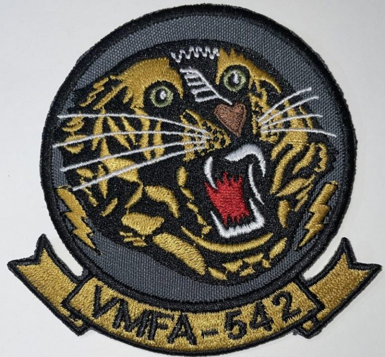 USMC VMFA-542 Marine Fighter Attack Squadron Patch - Decal Patch - Co