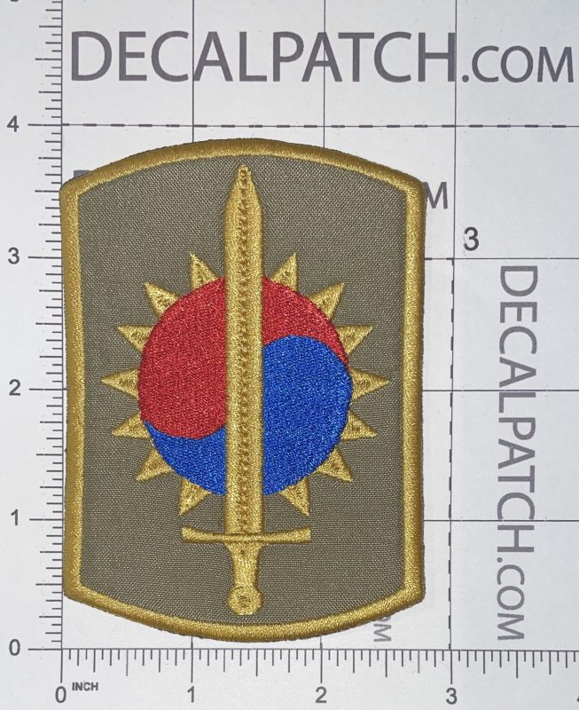 US Army 8th Military Police Brigade Patch - Decal Patch - Co