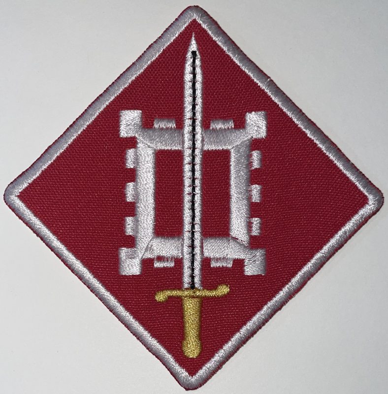 US Army 18th Engineer Brigade Patch - Decal Patch - Co