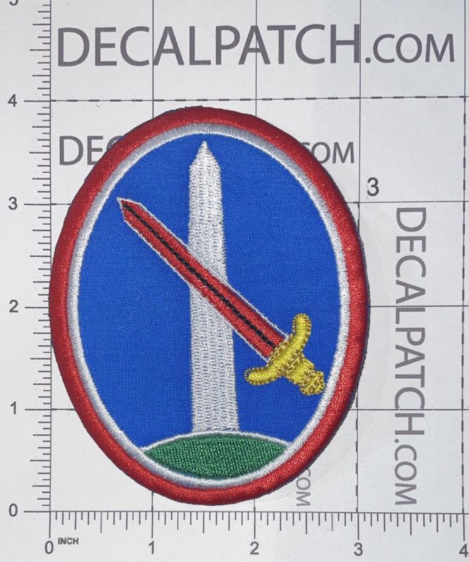 US Army Military District of Washington Patch - Decal Patch - Co