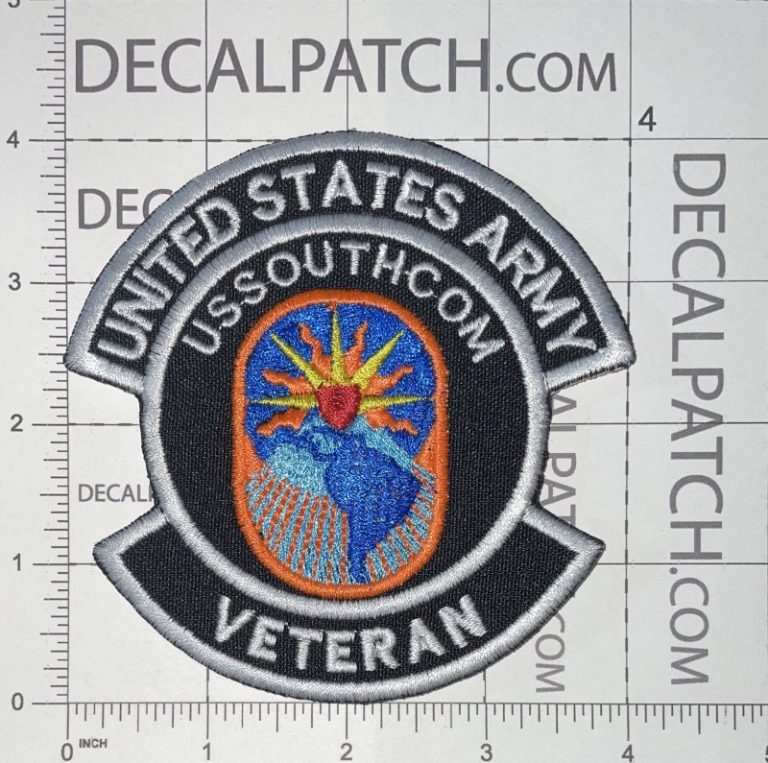 US Army USSOUTHCOM US Southern Command Veteran Patch - Decal Patch - Co