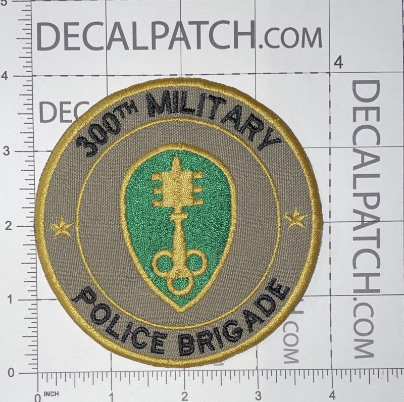 US Army 300th MP Military Police Brigade Patch - Decal Patch - Co