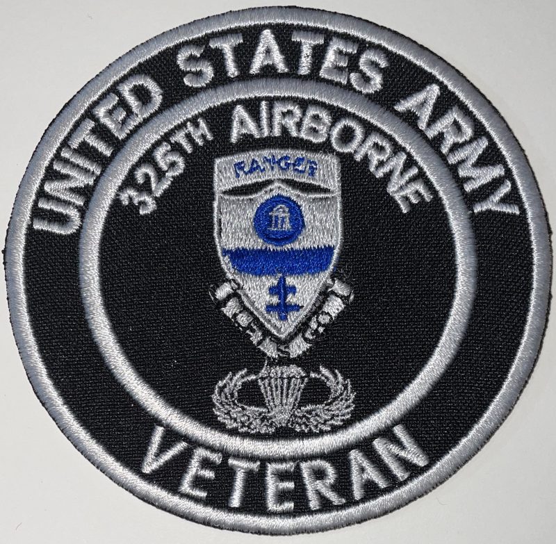 US Army 325th Airborne Veteran Patch - Decal Patch - Co