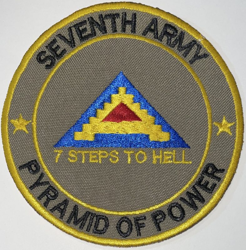 US Army OCP Seventh Army 7 Steps to Hell "Pyramid of Power" Patch ...