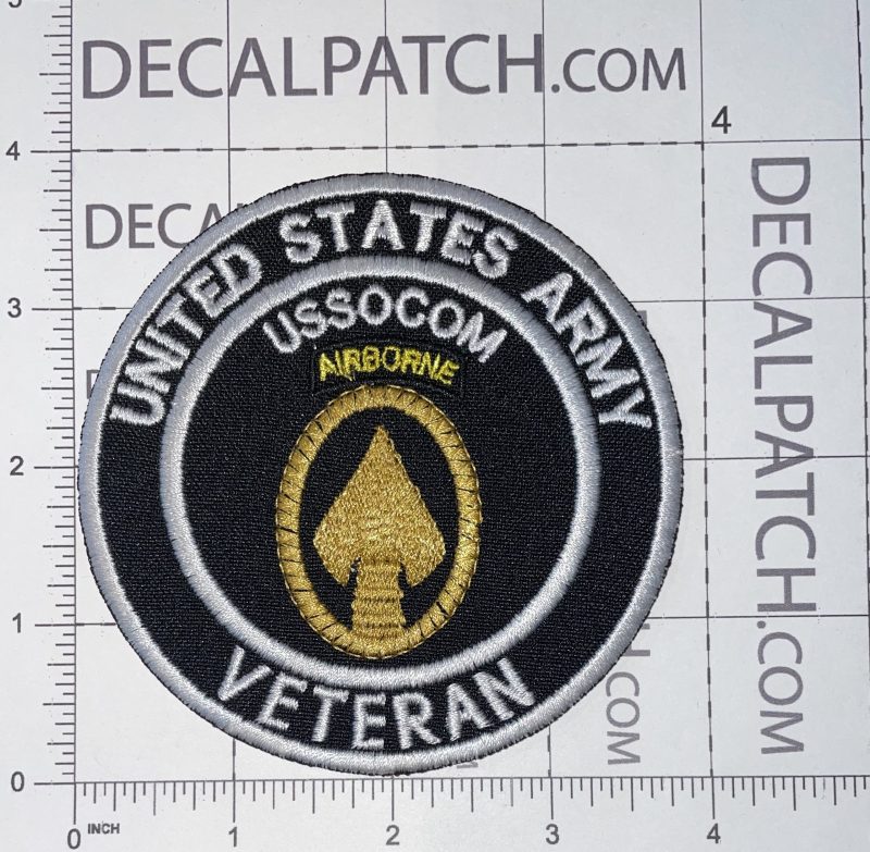 US Army USSOCOM Special Operations Command A/B Veteran Patch - Decal ...