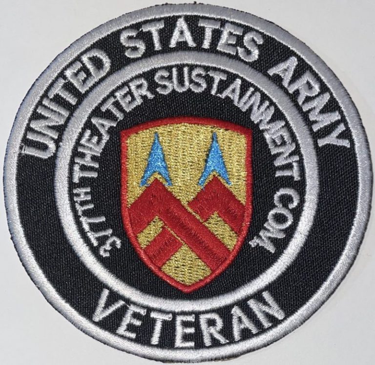 US Army 377th Theater Sustainment Command Veteran Patch - Decal Patch - Co