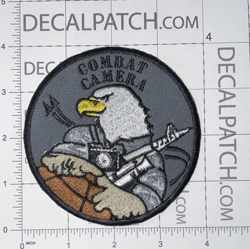 USAF Falcon Combat Camera Patch - Decal Patch - Co