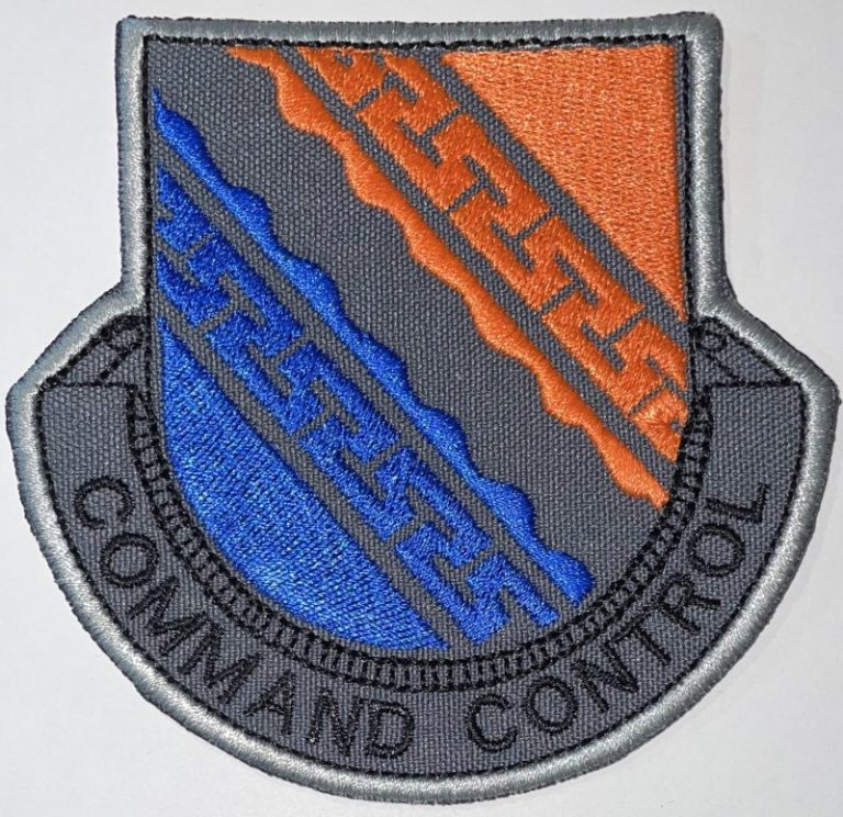 US Army 54th Signal Battalion Command Control Patch - Decal Patch - Co