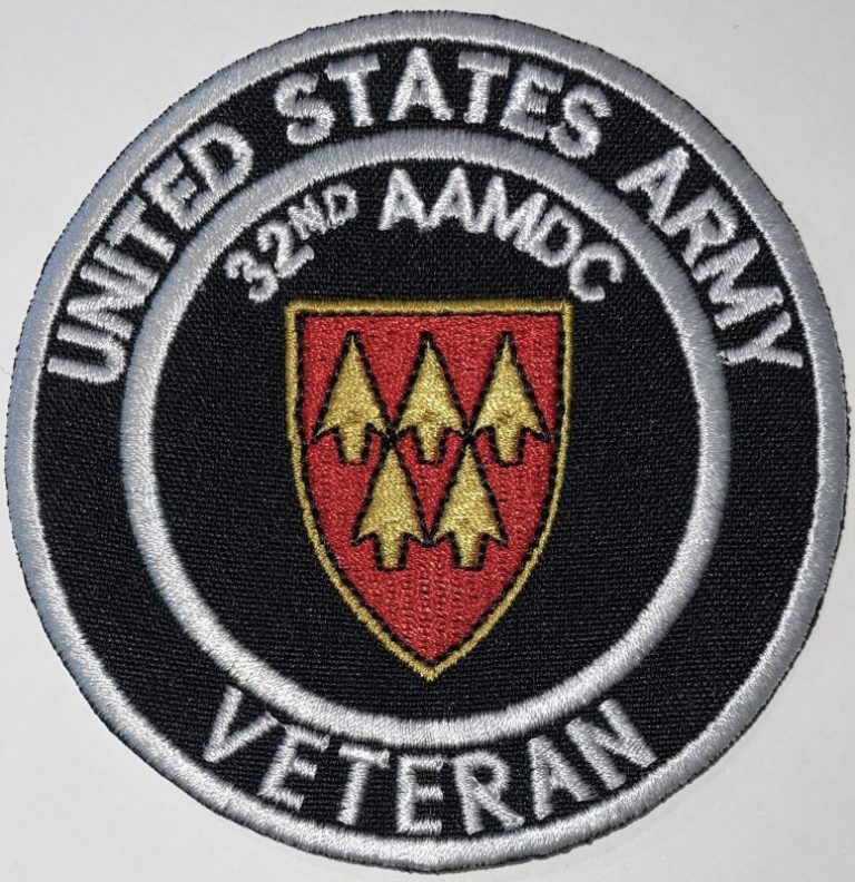 US Army 32nd Army & Missile Defense Command Veteran Patch - Decal Patch ...