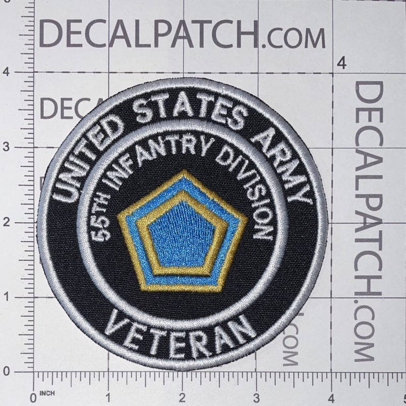 US Army 55th Infantry Division Veteran Patch - Decal Patch - Co