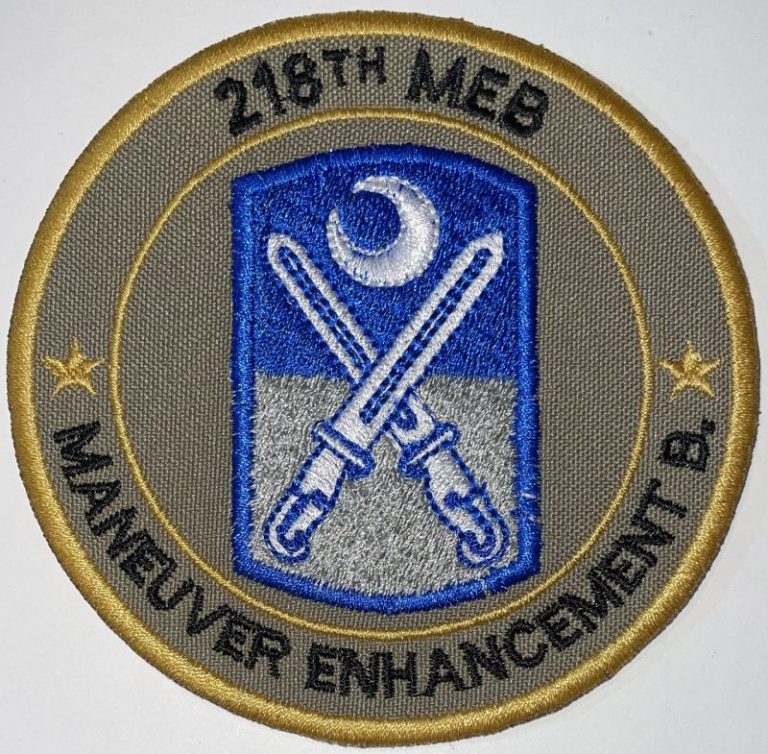 US Army OCP 218th MEB Maneuver Enhancement Brigade Patch - Decal Patch - Co