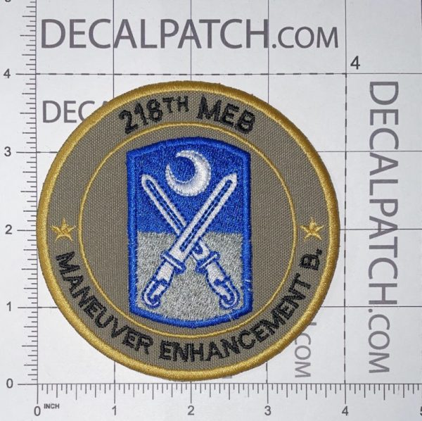 US Army OCP 218th MEB Maneuver Enhancement Brigade Patch - Decal Patch - Co