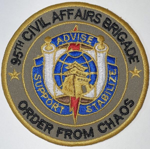 US Army 95th Civil Affairs Brigade "Order from Chaos" Patch - Decal ...