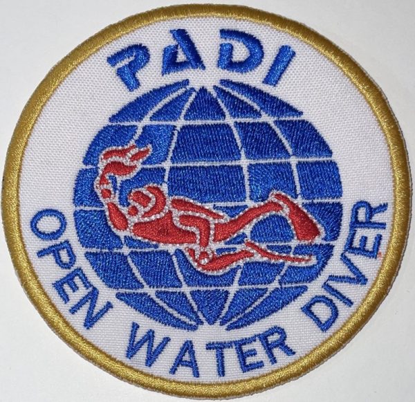 PADI Open Water Diver Patch - Decal Patch - Co