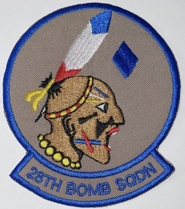 USAF 28th Bomb Squadron Patch - Decal Patch - Co