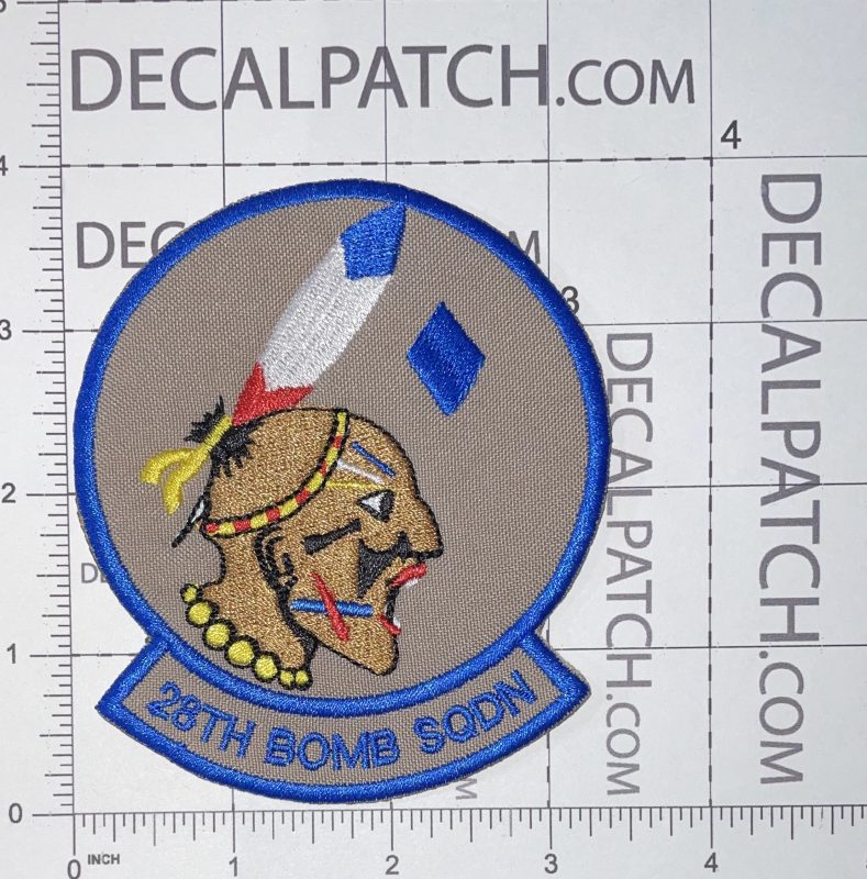 USAF 28th Bomb Squadron Patch - Decal Patch - Co