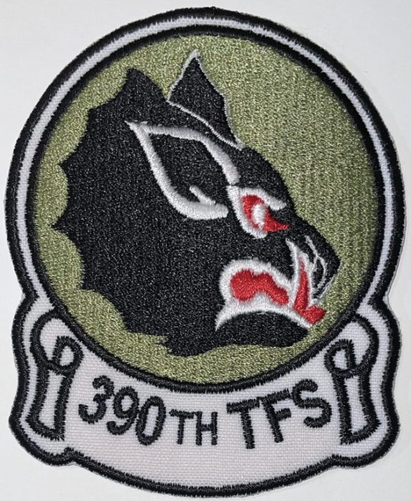 USAF 390th TFS Tactical Fighter Squadron Patch - Decal Patch - Co