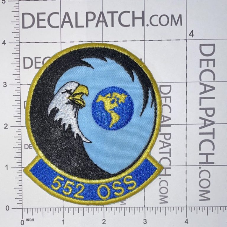 USAF 552nd OSS Operations Support Squadron Patch - Decal Patch - Co