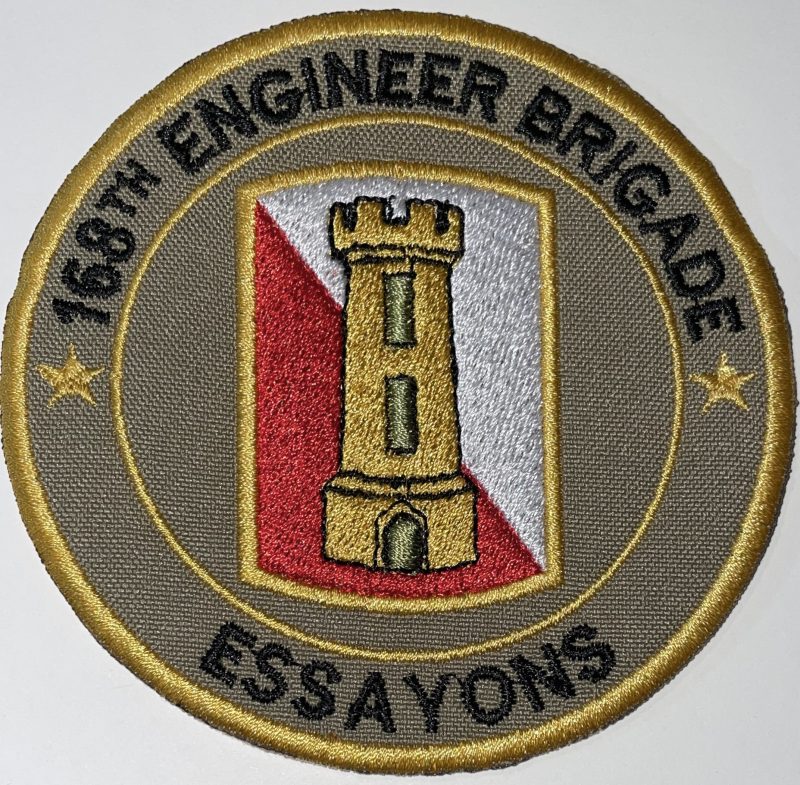 US Army 168th Engineer Brigade "Essayons" Patch - Decal Patch - Co