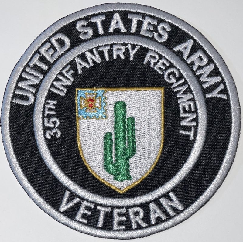 US Army 35th Infantry Regiment Veteran Patch - Decal Patch - Co