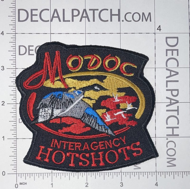 Modoc Hotshots California Forest Fire Dept Patch - Decal Patch - Co