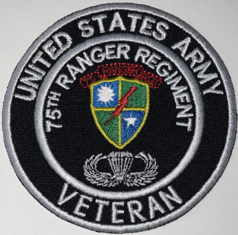 75th Ranger Regiment Airborne "Rangers Lead The Way" Veteran Patch ...