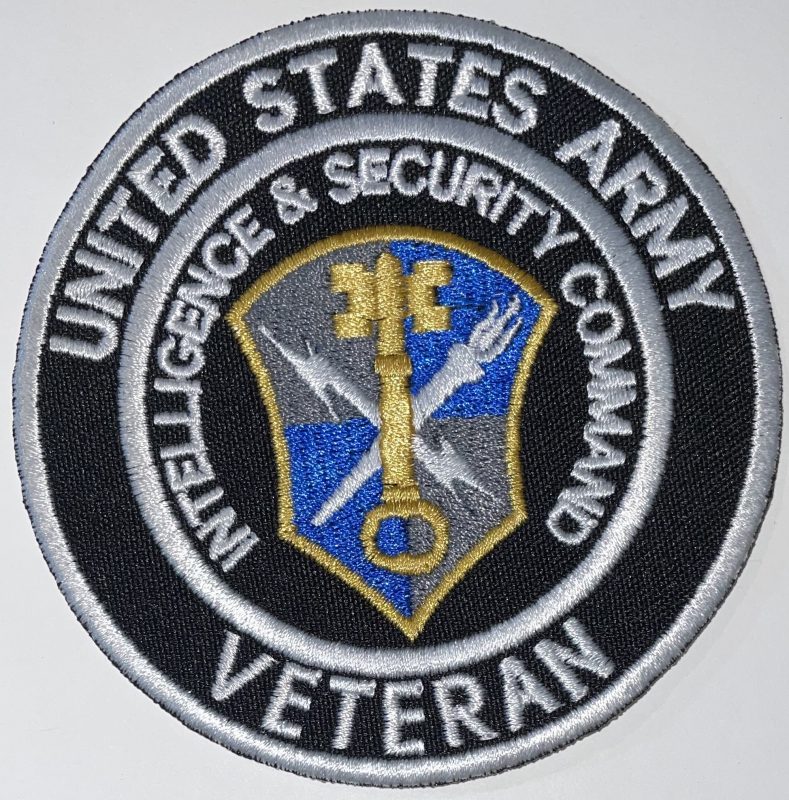 US Army Intelligence & Security Command Veteran Patch - Decal Patch - Co