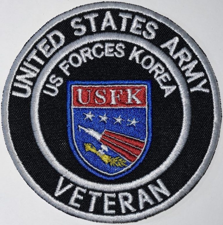 US Army US Forces Korea Veteran Patch - Decal Patch - Co