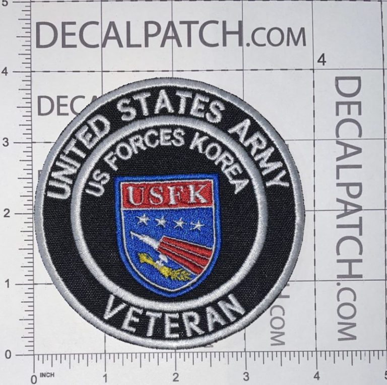 US Army US Forces Korea Veteran Patch - Decal Patch - Co