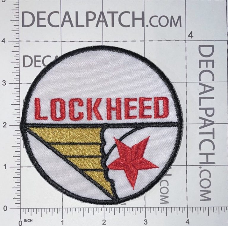USAF Lockheed-Martin Logo Patch - Decal Patch - Co