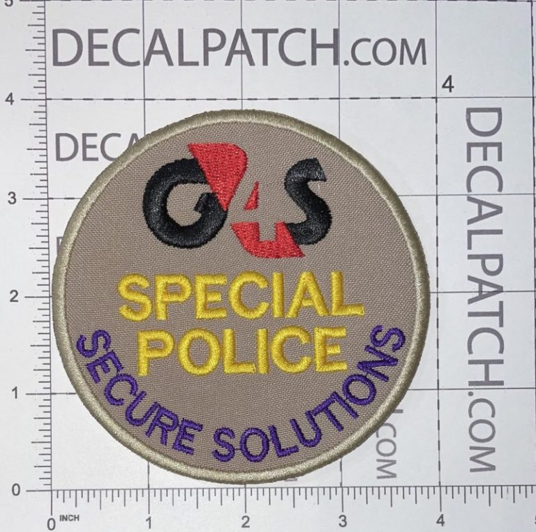 G4S Secure Solutions Security Mercenary Soldier Patch - Decal Patch - Co