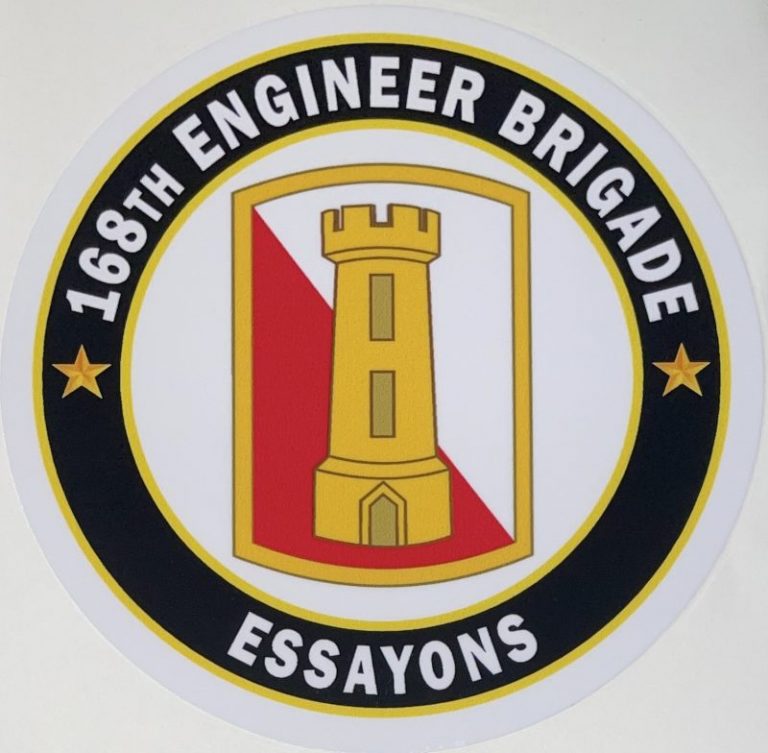 US Army 168th Engineer Brigade "Essayons" Sticker - Decal Patch - Co